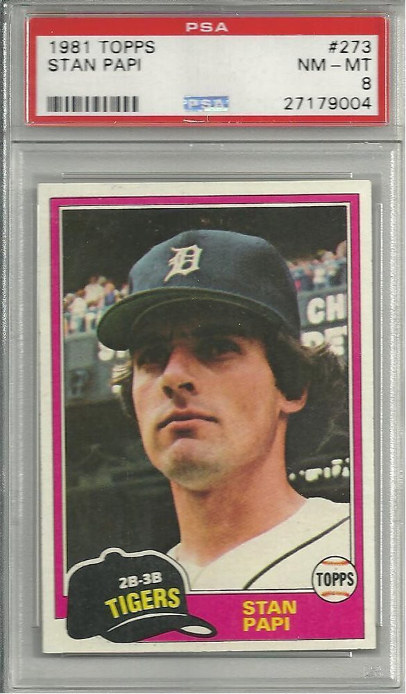 Auction Prices Realized Baseball Cards 1981 Topps Stan Papi