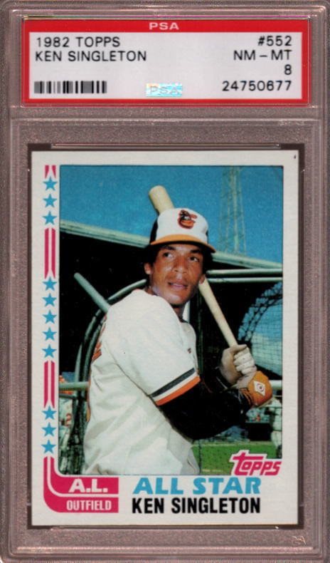 Auction Prices Realized Baseball Cards 1982 TOPPS Ken Singleton