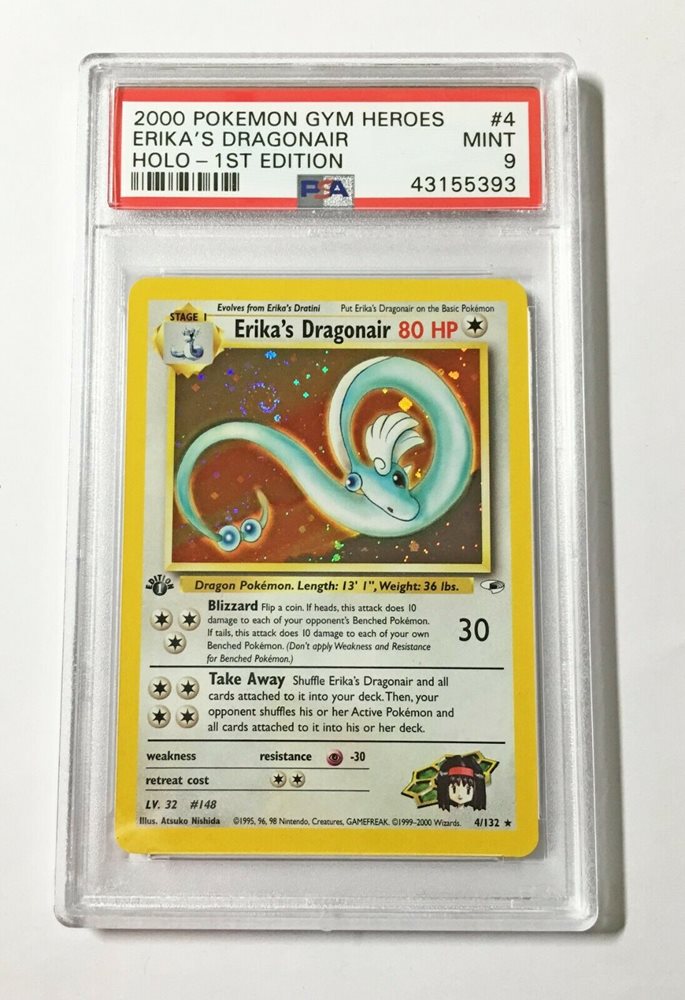 Pokemon Erika's Dragonair 1st Edition - munimoro.gob.pe