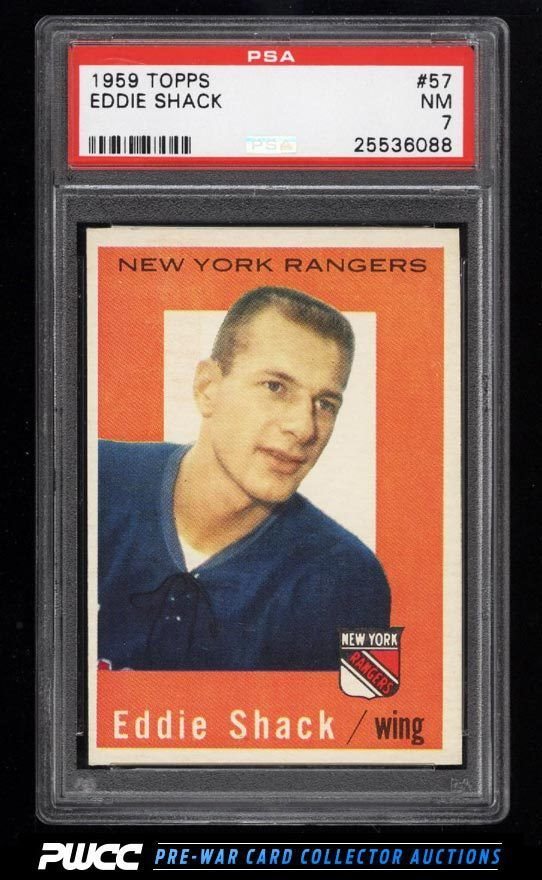 Auction Prices Realized Hockey Cards 1959 Topps Eddie Shack