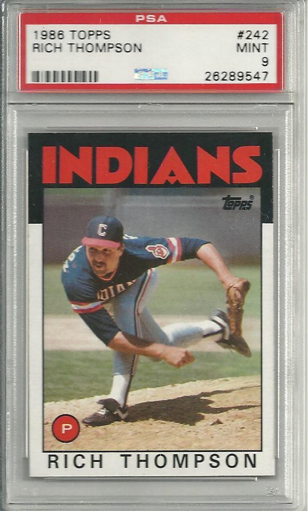 Auction Prices Realized Baseball Cards 1986 Topps Rich Thompson