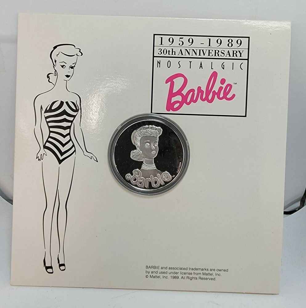 Barbie 30th Anniversary Authorized Commemorative Medall