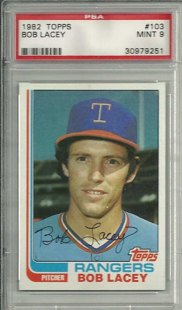 Auction Prices Realized Baseball Cards 1982 Topps Bob Lacey