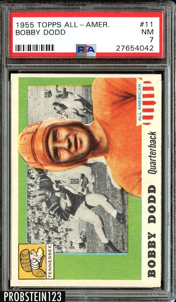 Auction Prices Realized Football Cards 1955 Topps All-Amer. Bobby Dodd