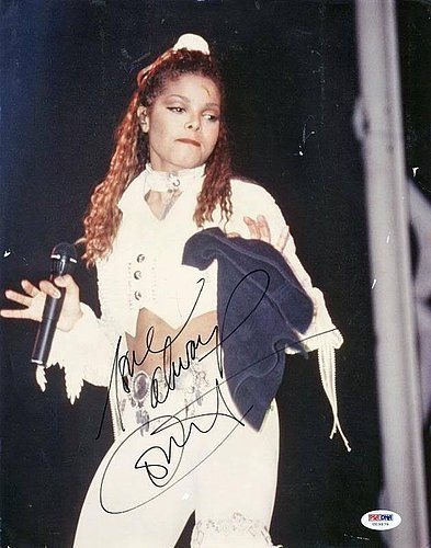 Janet Jackson Autograph