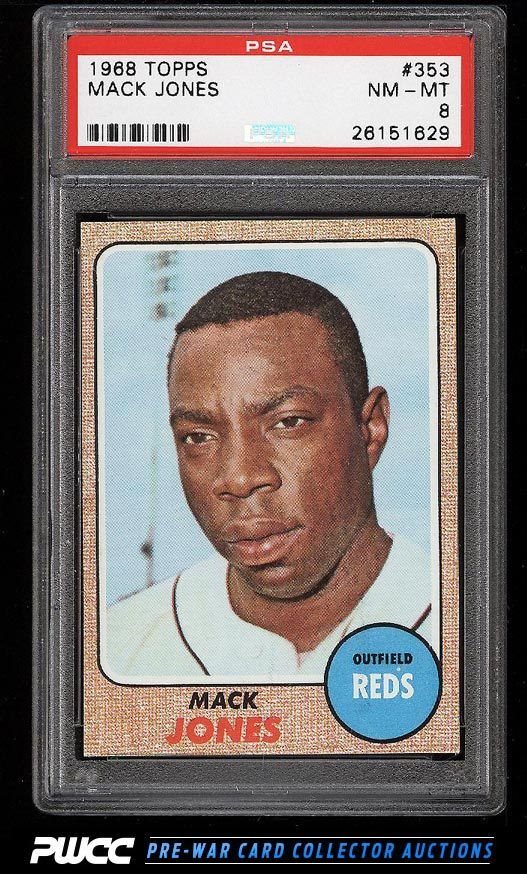 Auction Prices Realized Baseball Cards 1968 Topps Mack Jones