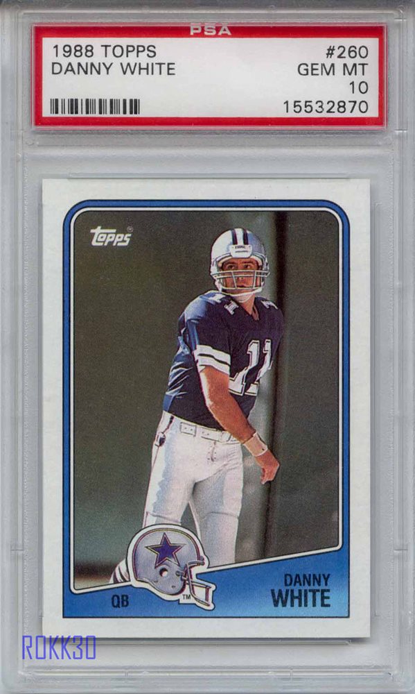 Auction Prices Realized Football Cards 1988 Topps Danny White
