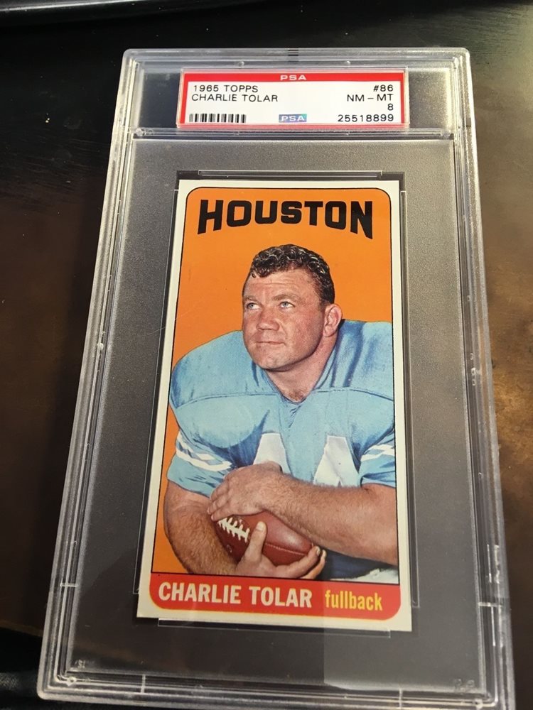 Auction Prices Realized Football Cards 1965 Topps Charlie Tolar