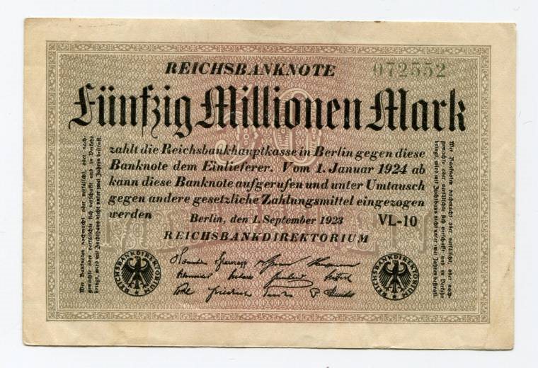 1923 German Mark