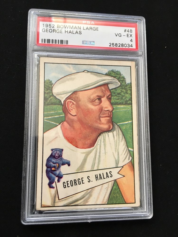 Auction Prices Realized Football Cards 1952 Bowman Large George Halas