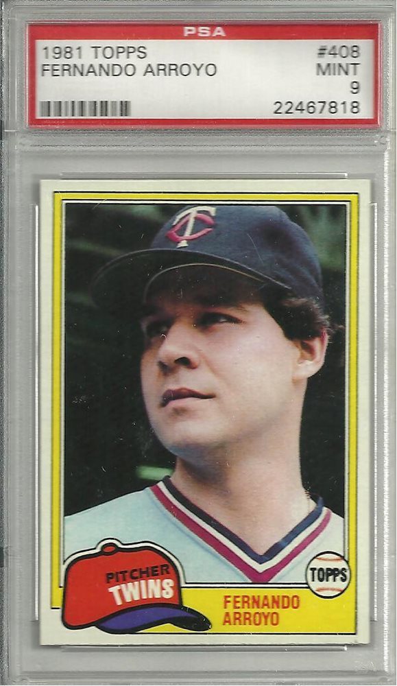 Auction Prices Realized Baseball Cards 1981 Topps Fernando Arroyo