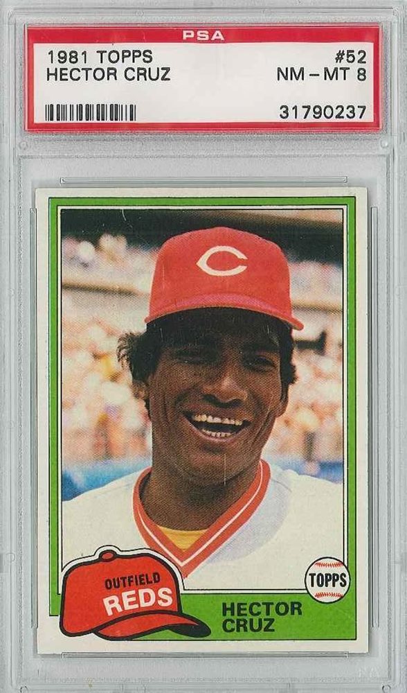 Auction Prices Realized Baseball Cards 1981 Topps Hector Cruz