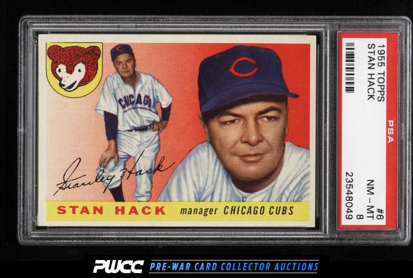 Auction Prices Realized Baseball Cards 1955 Topps Stan Hack