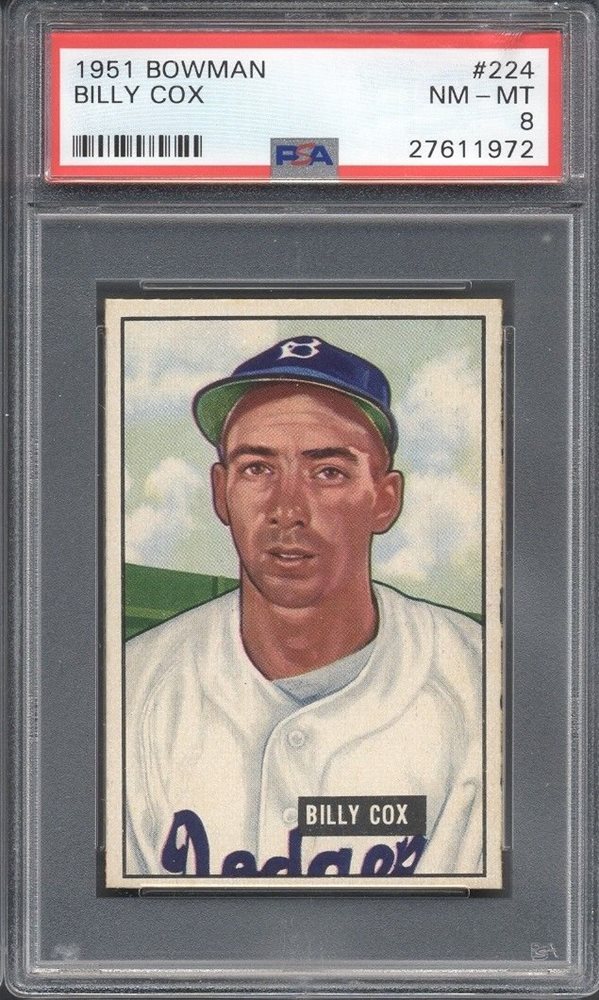Auction Prices Realized Baseball Cards 1951 Bowman Billy Cox