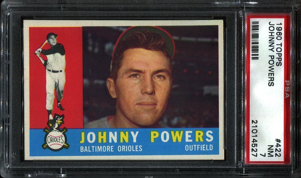 Auction Prices Realized Baseball Cards 1960 Topps Johnny Powers