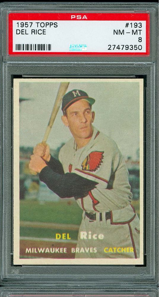 Auction Prices Realized Baseball Cards 1957 Topps Del Rice