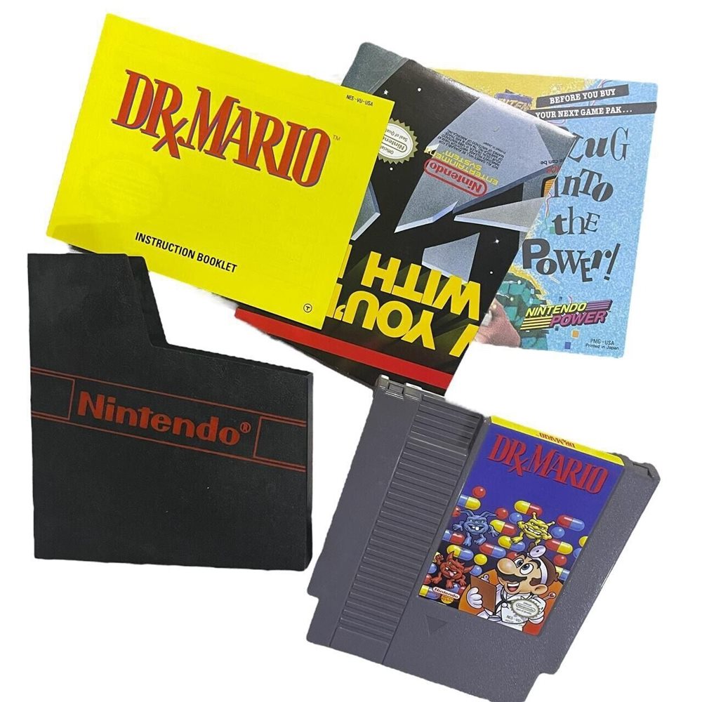 Vintage 1990 NES Dr. Mario CIB