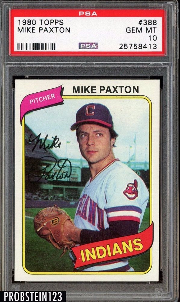 Auction Prices Realized Baseball Cards 1980 Topps Mike Paxton