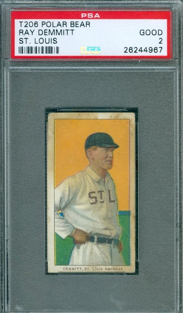 Auction Prices Realized Baseball Cards 1909-11 T206 Polar Bear Ray ...