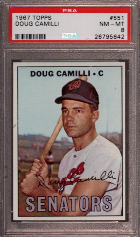 Auction Prices Realized Baseball Cards 1967 Topps Doug Camilli