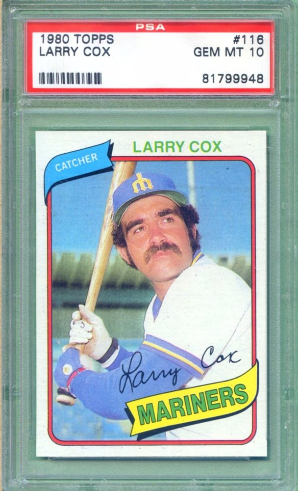 Auction Prices Realized Baseball Cards 1980 Topps Larry Cox