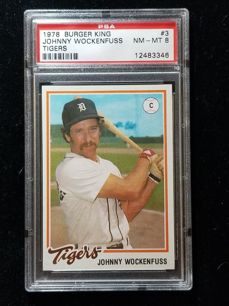Auction Prices Realized Baseball Cards 1978 Burger King Tigers Johnny ...