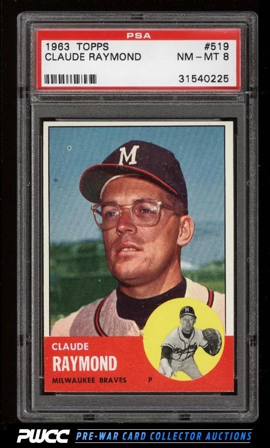 Auction Prices Realized Baseball Cards 1963 Topps Claude Raymond
