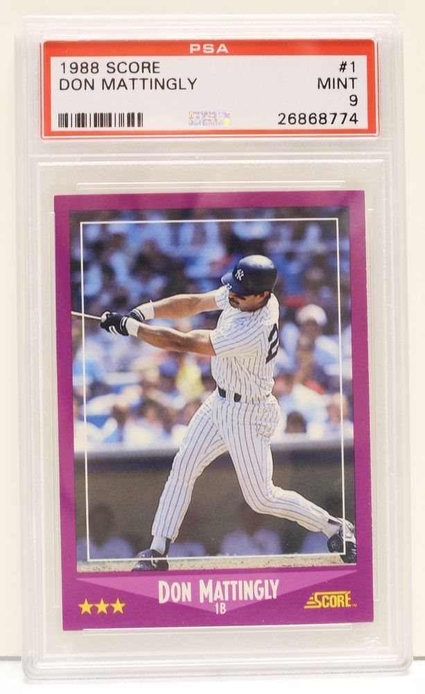 Auction Prices Realized Baseball Cards 1988 SCORE Don Mattingly