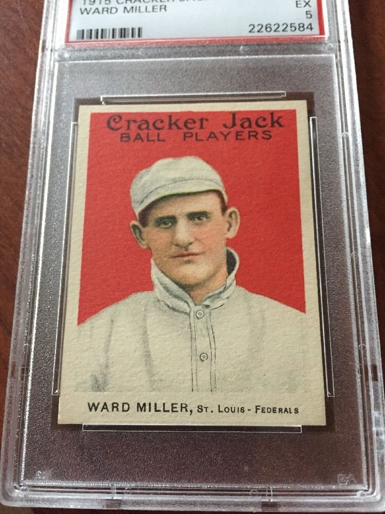 Auction Prices Realized Baseball Cards 1915 Cracker Jack Ward Miller