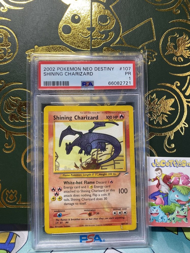 Pokemon Neo Destiny Shining Charizard 1st First Edition