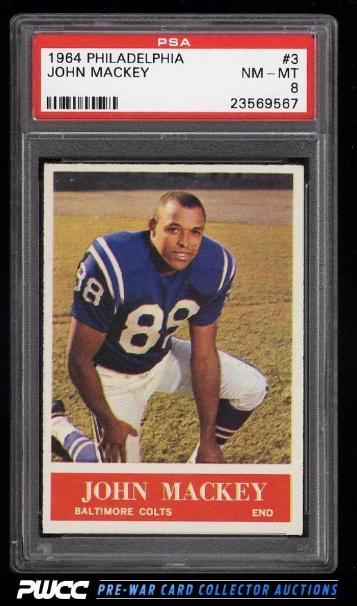Auction Prices Realized Football Cards 1964 Philadelphia John Mackey