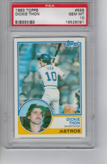 Auction Prices Realized Baseball Cards 1983 Topps Dickie Thon