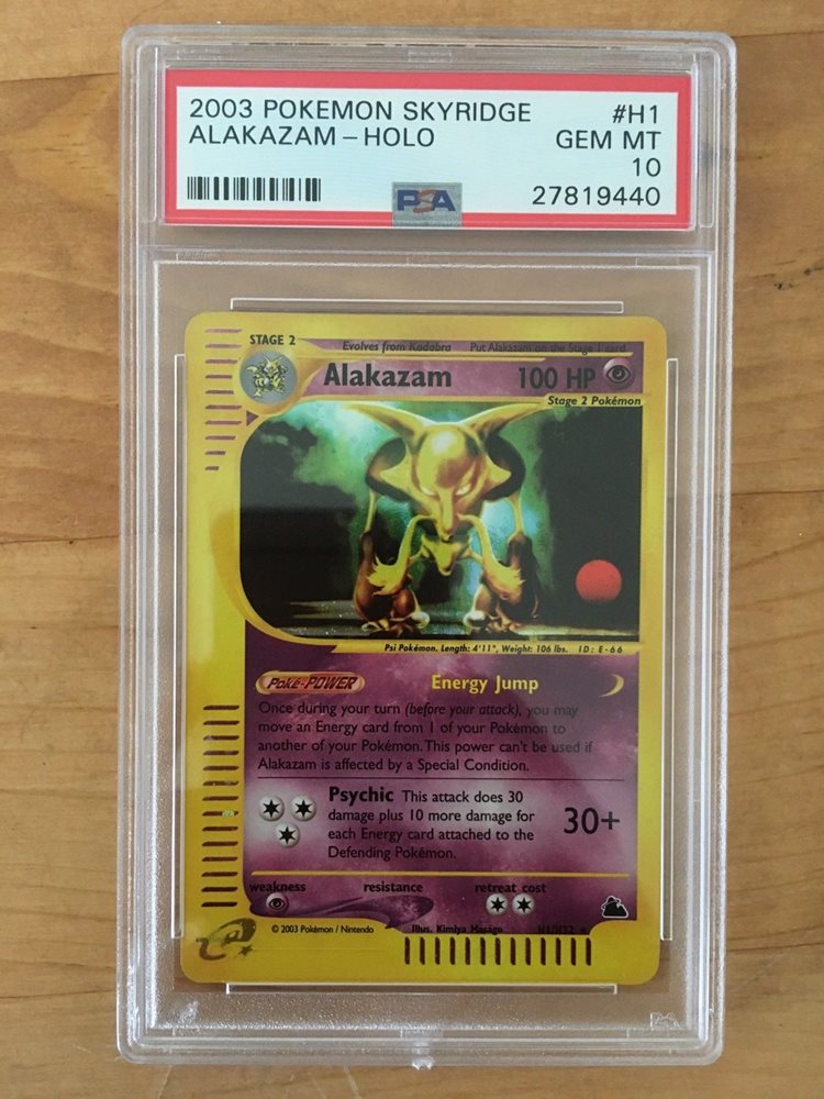 Auction Prices Realized Tcg Cards 2003 Pokemon Skyridge Alakazam-Holo