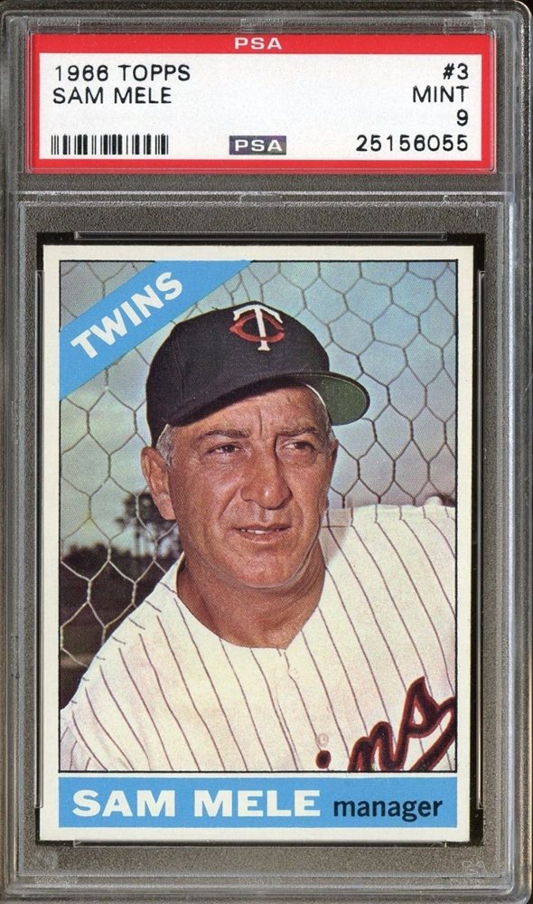 Auction Prices Realized Baseball Cards 1966 Topps Sam Mele