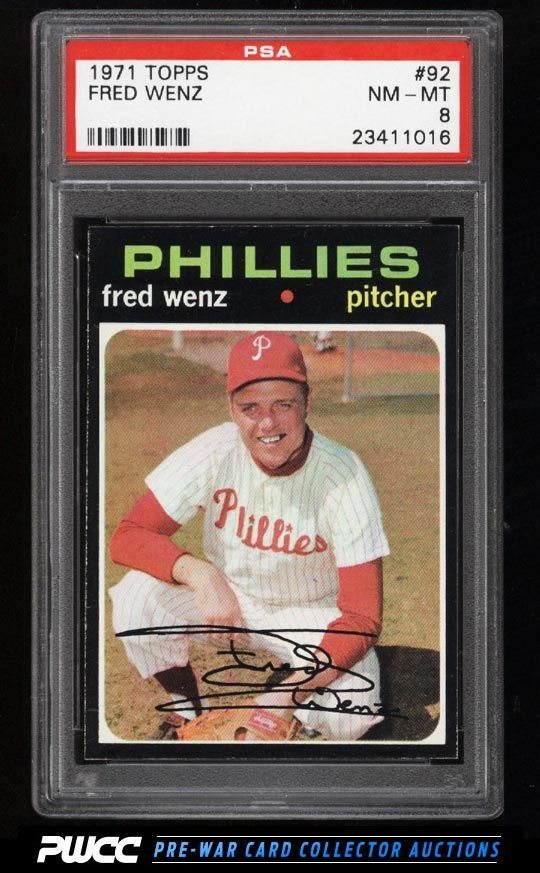 Auction Prices Realized Baseball Cards 1971 Topps Fred Wenz