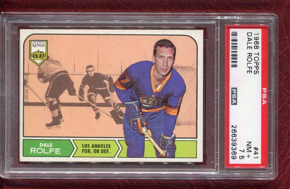 Auction Prices Realized Hockey Cards 1968 Topps Dale Rolfe