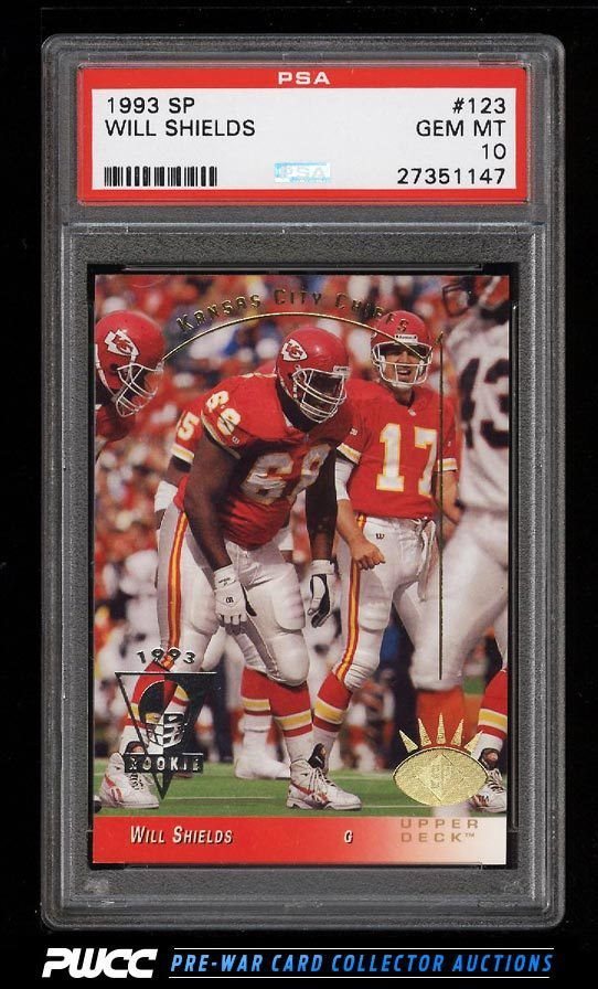 Auction Prices Realized Football Cards 1993 SP Will Shields