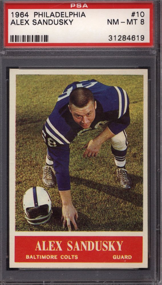 Auction Prices Realized Football Cards 1964 Philadelphia Alex Sandusky