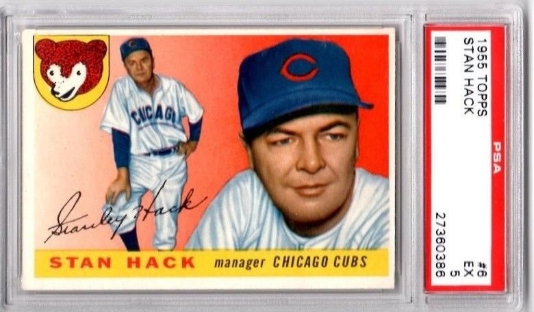 Auction Prices Realized Baseball Cards 1955 Topps Stan Hack