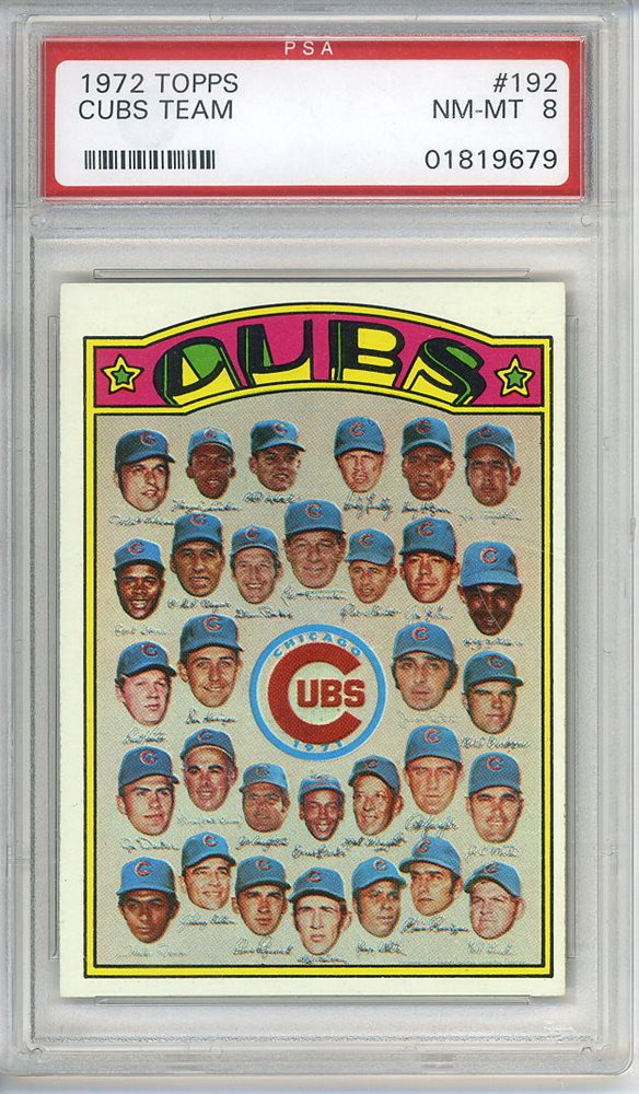 Auction Prices Realized Baseball Cards 1972 Topps Cubs Team