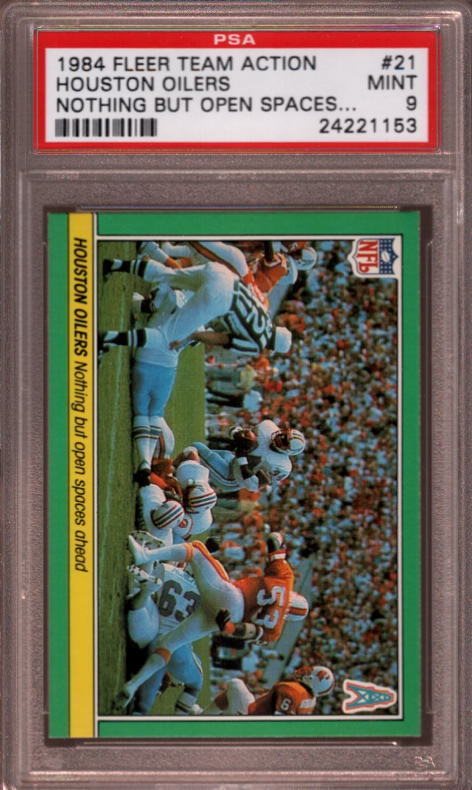 Auction Prices Realized Football Cards 1984 Fleer Team Action Houston ...